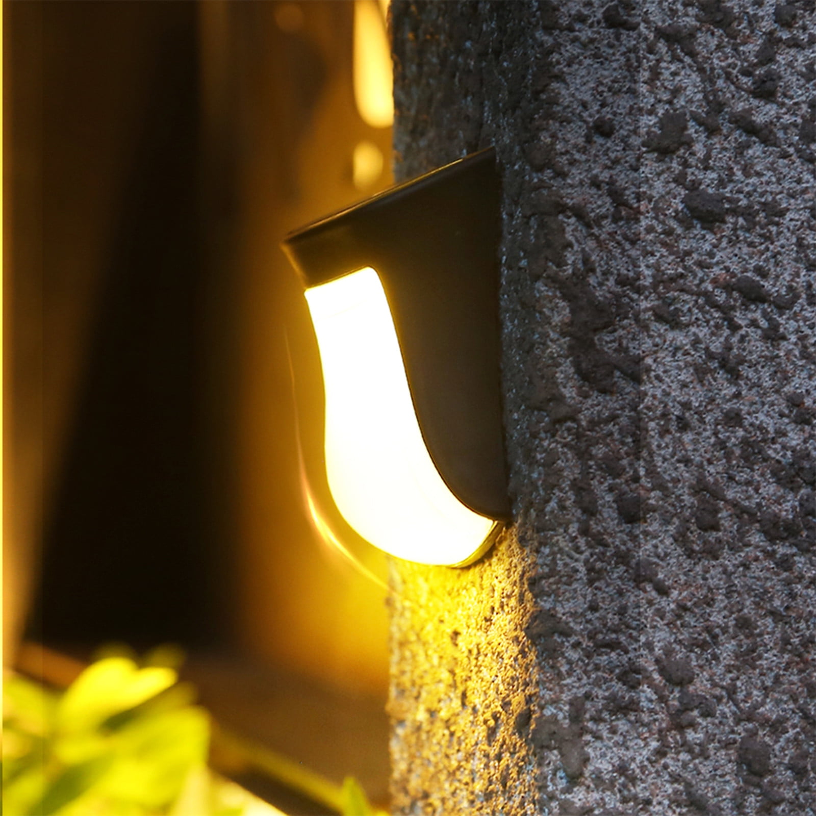 Wall Lights Outdoor, Powered Wall Lights Fence Lights Night Outside ...