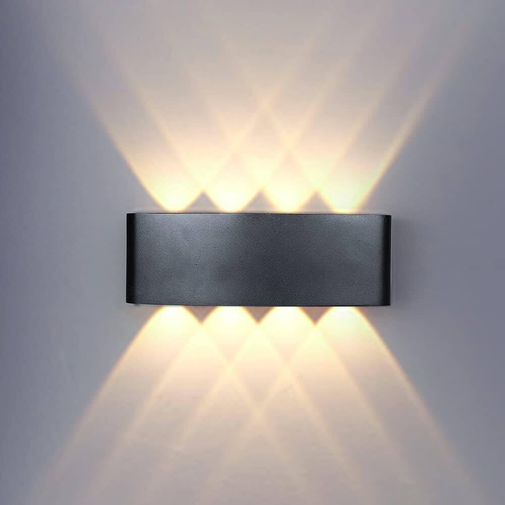 Wall Lights for Living Room Bedrooms, 8W Indoor LED Wall Light, 3000k ...