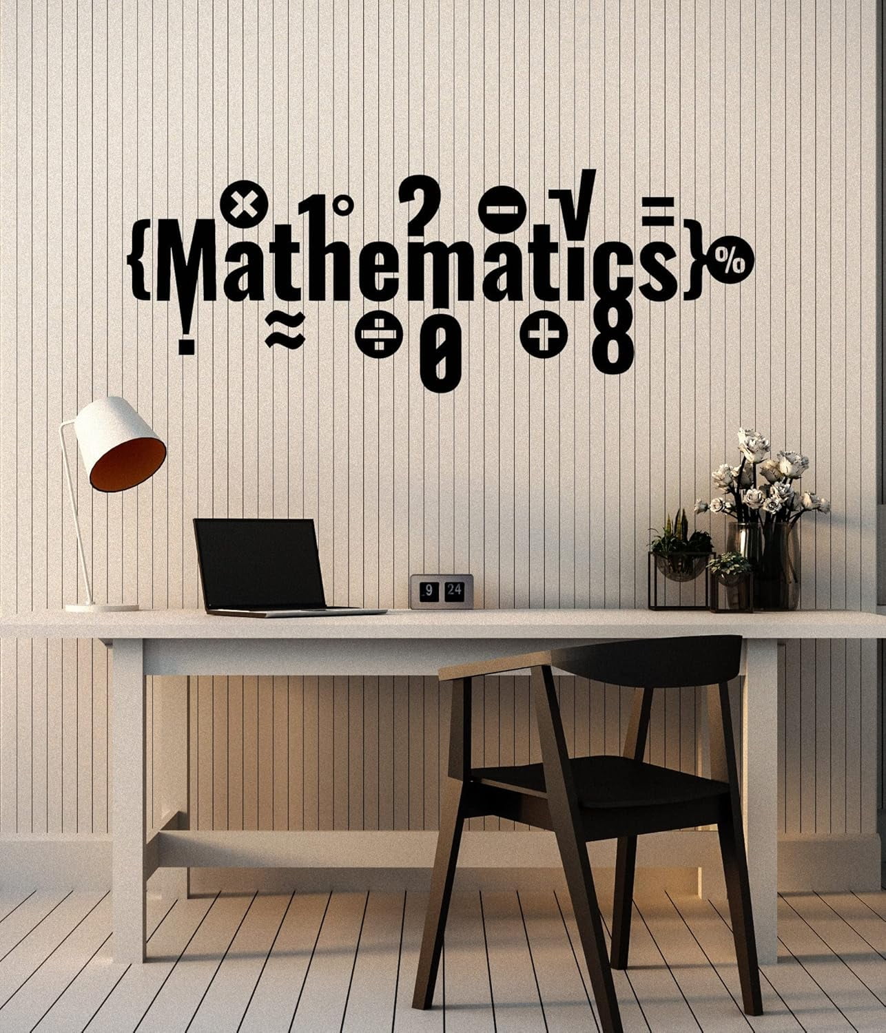 Wall Mathematics Letters Math Symbols School Interior Stickers Mural ...
