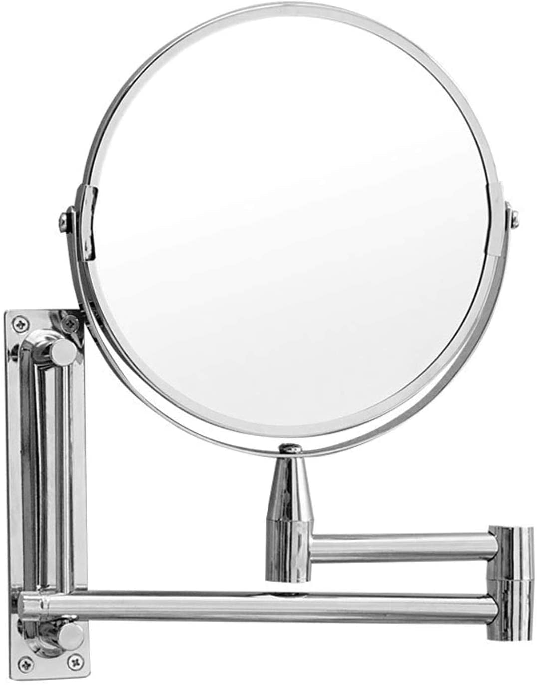 Wall Mirror, 8" Wall Mounted Makeup Mirror, 360° Swivel Extendable ...