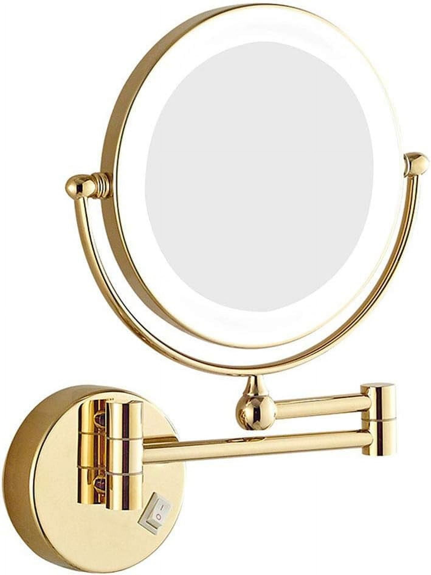 Wall Mirror for Bathroom , Wall Mounted Makeup Mirror with LED Lighted ...