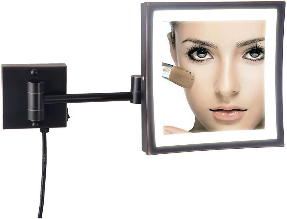 Wall Mirror for Bathroom, Wall Mounted Vanity Mirrors, 8.5 Inch Single ...