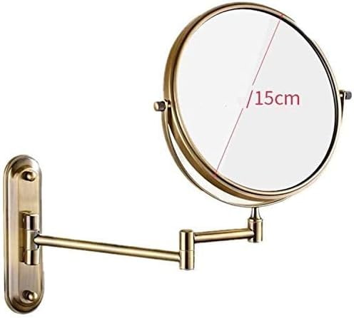Wall Mirror, Bathroom Wall Retractable Wall Mount Rotating Makeup ...