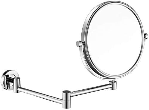 Wall Mirror, Wall-Mounted Makeup Mirror,8 Inch Brass Magnifying Round ...