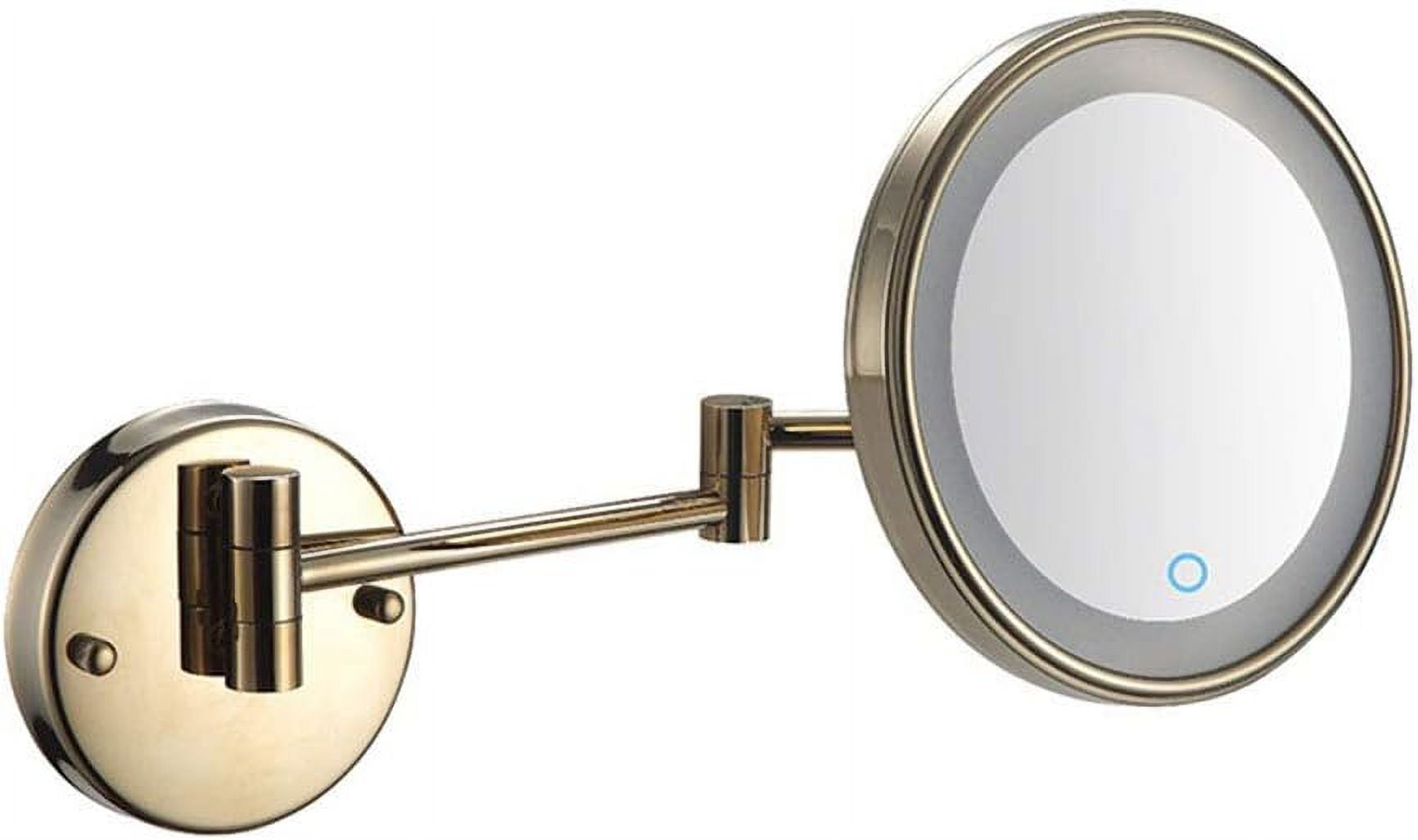 Wall Mirror, Wall Mounted Makeup Mirror with LED Lights, Magnifying ...