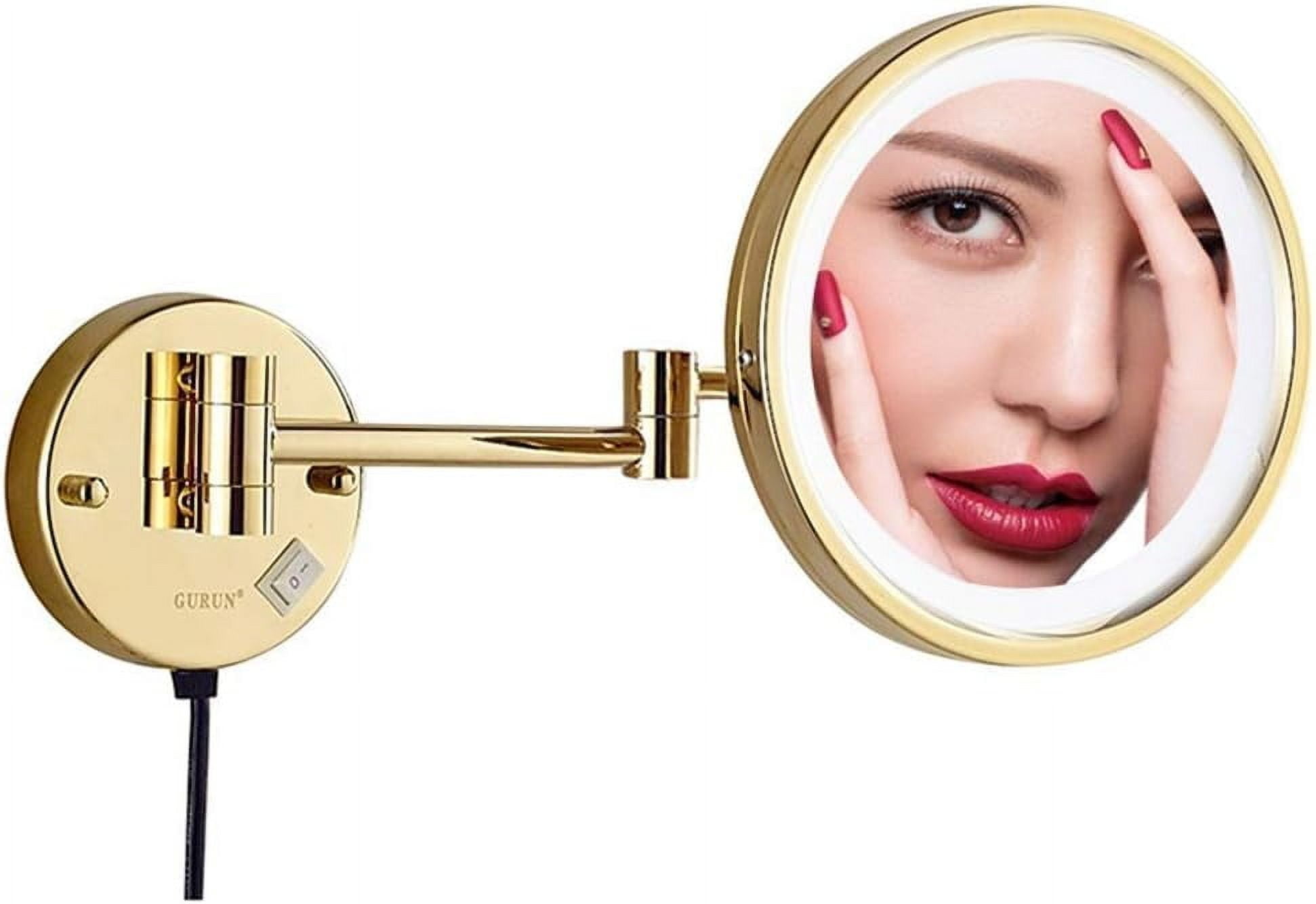 Wall Mirror, Wall Mounted Makeup Mirrors, 8.5 Inch Folding Swivel ...