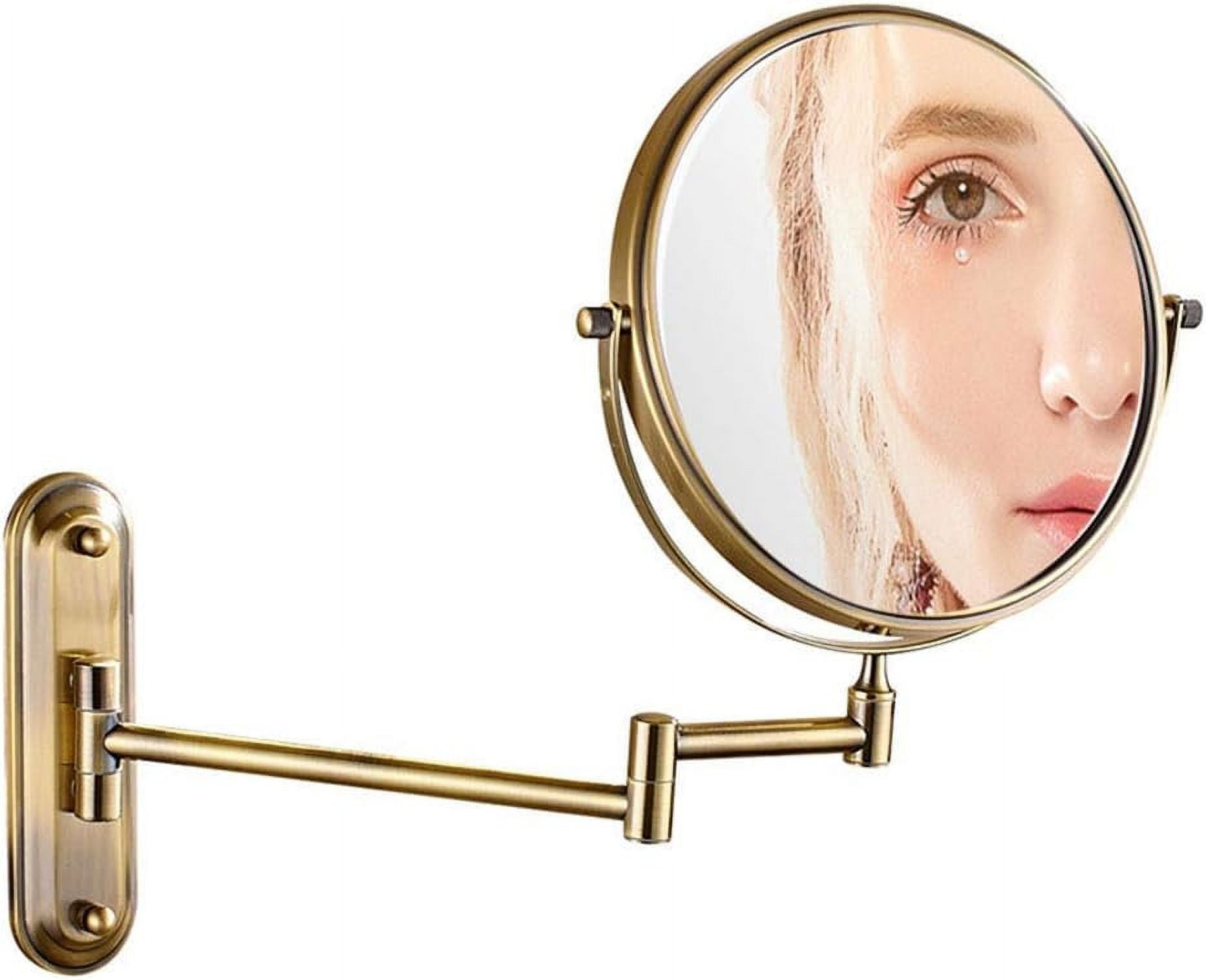 Wall Mirror for Bathroom, Wall Mounted Makeup Mirror with Magnification ...