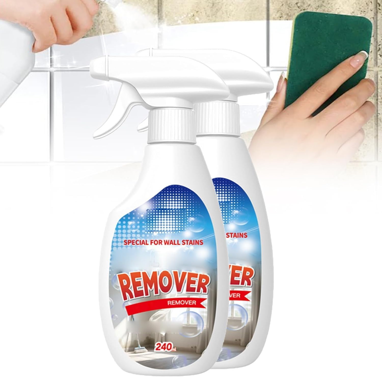 Wall Mold Remover Spray, 8.12 fl.oz Highly Effective Formula for Wood ...