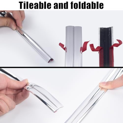 Wall Molding Trim Peel and Stick Flexible Wall Trim for Tile Edges ...