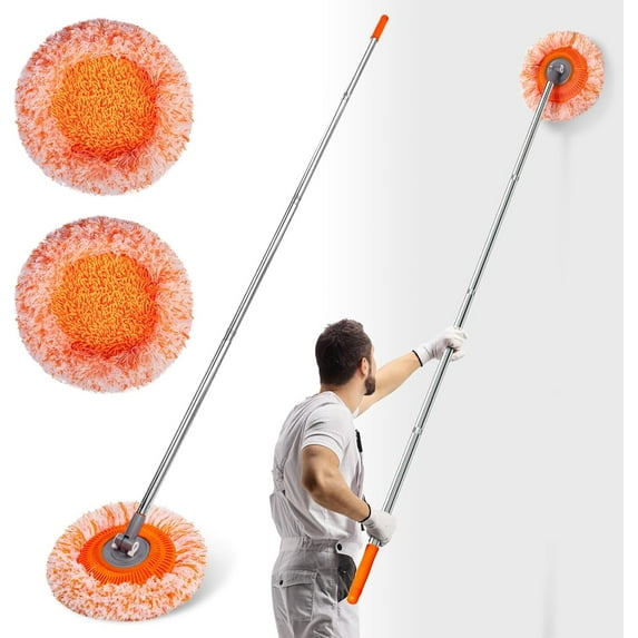 Wall Mop, Primium 68” Wall Cleaner, Baseboard Cleaner, Professional ...
