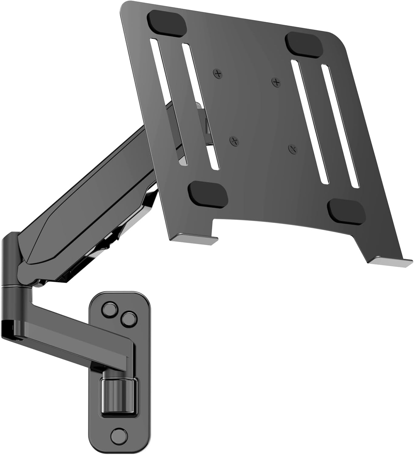 Wall Mount, 2-in-1 Gas Spring Wall Holder with Laptop Tray for 12"-17 ...
