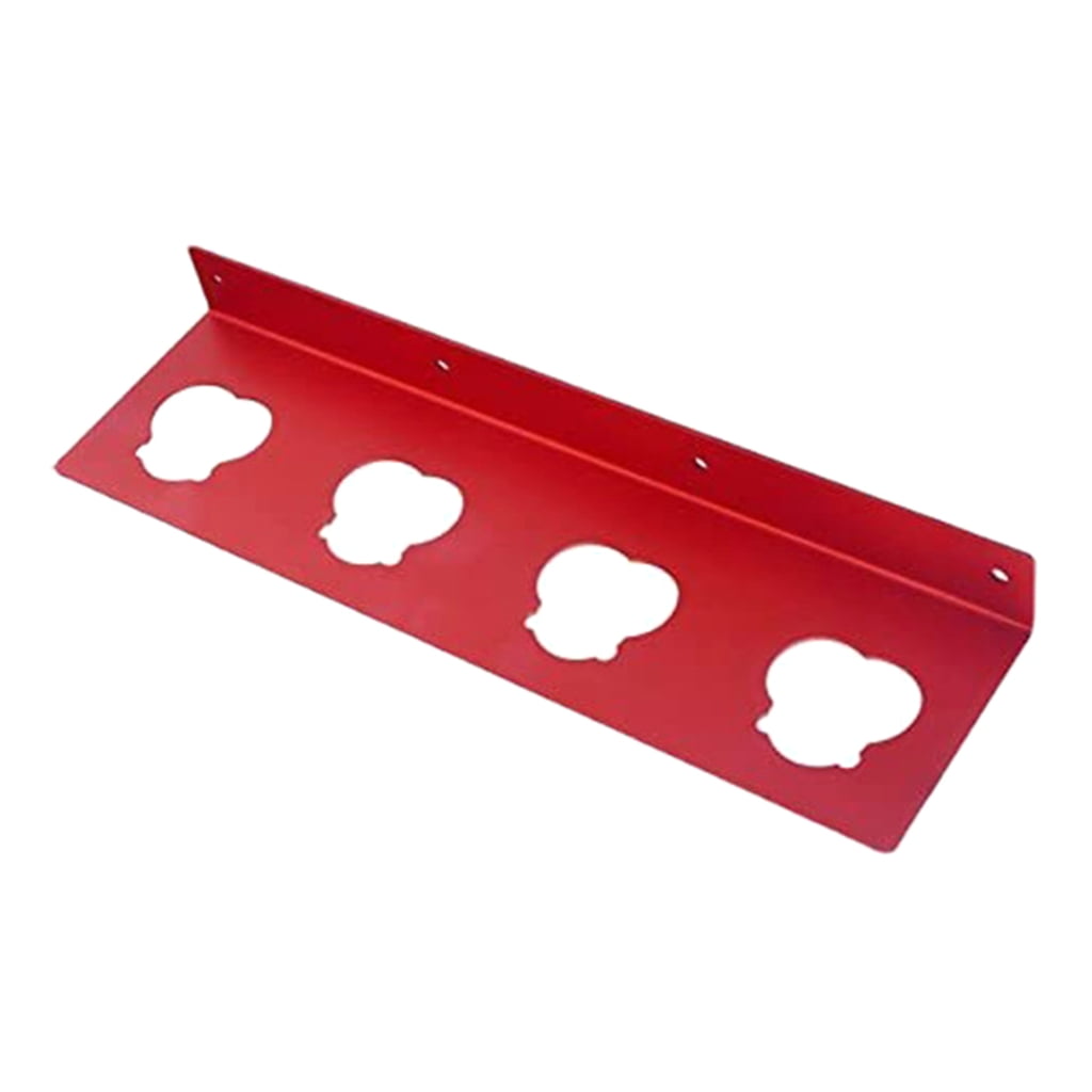 Wall Mount 4 Slot Battery Organizer Storage Rack Ensures Safe Storage ...