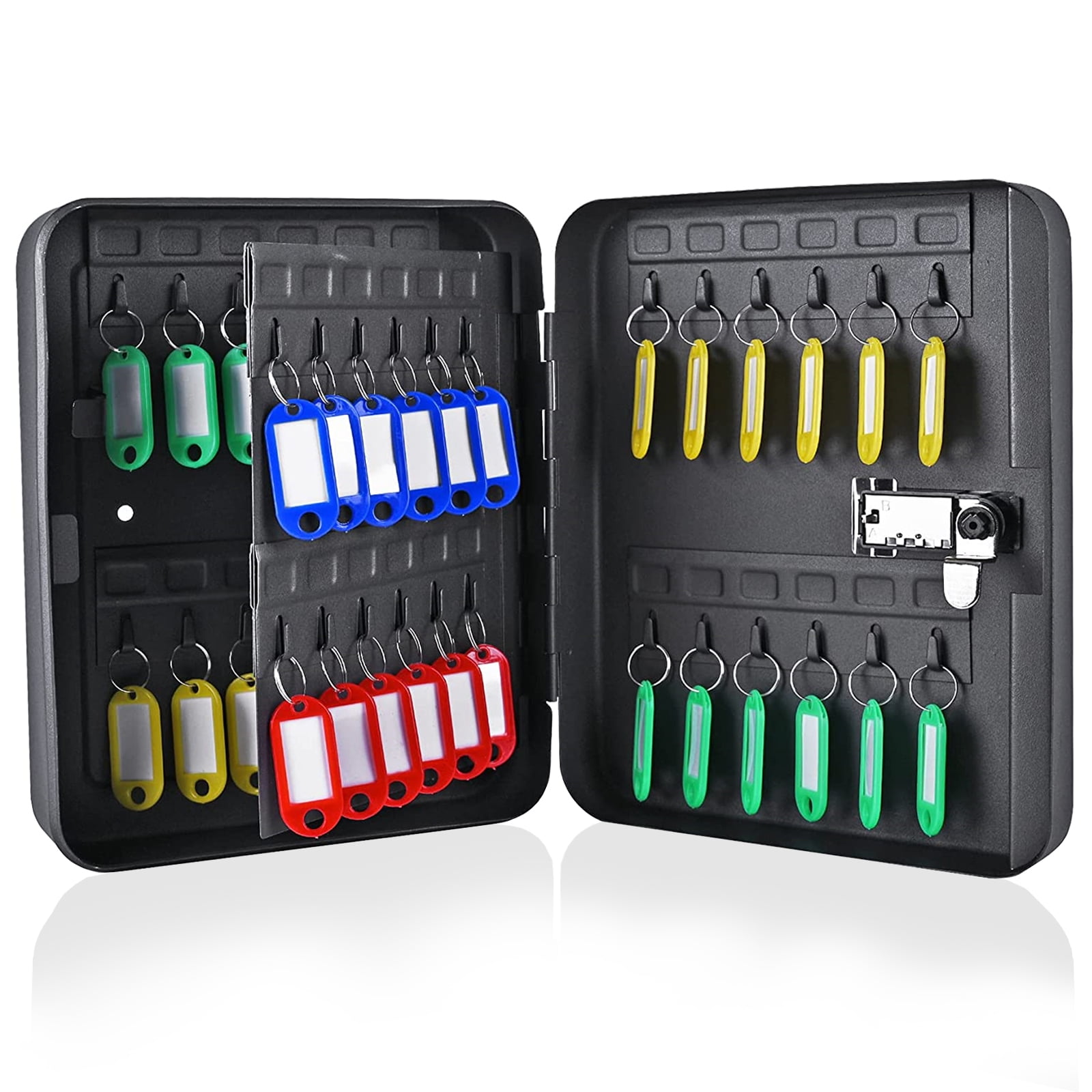 Wall Mount 48 Position Cabinet Steel Security Lock Box with Combination ...