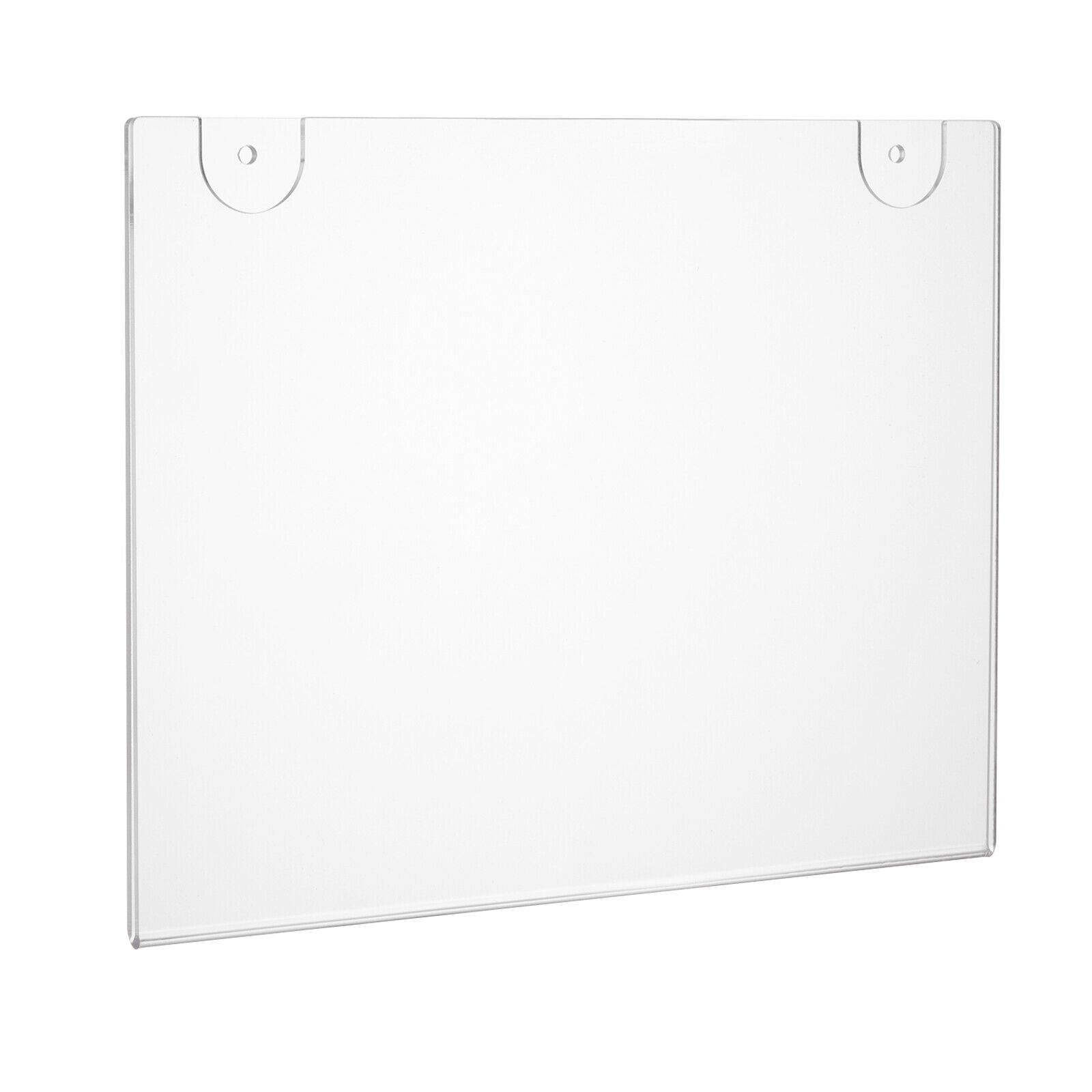 Wall Mount Acrylic Sign Holder 11''X8.5'' Clear Door Sign Holder ...