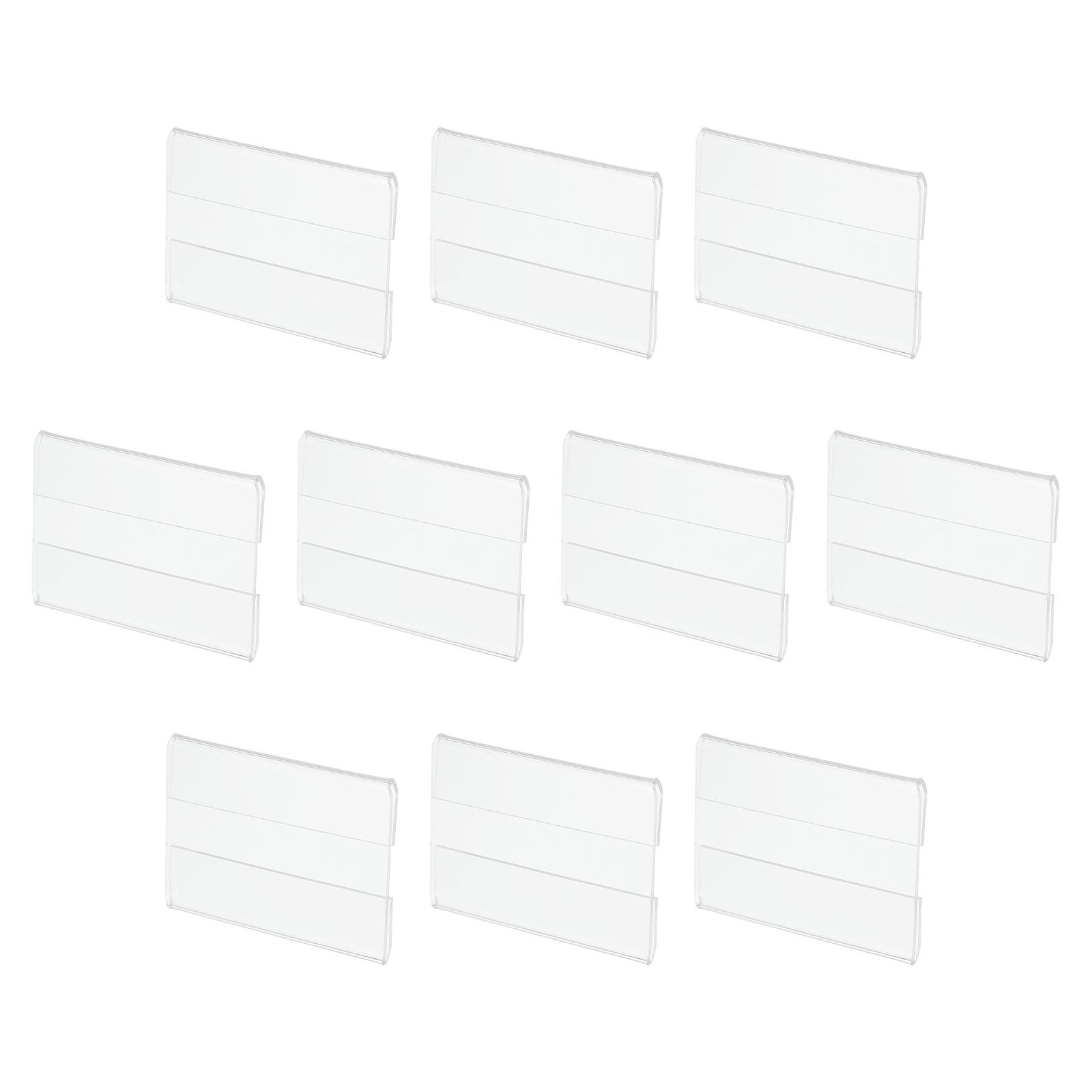 Wall Mount Acrylic Sign Holder 2.4 x 1.6 Inch Clear Plastic Wall Sign ...