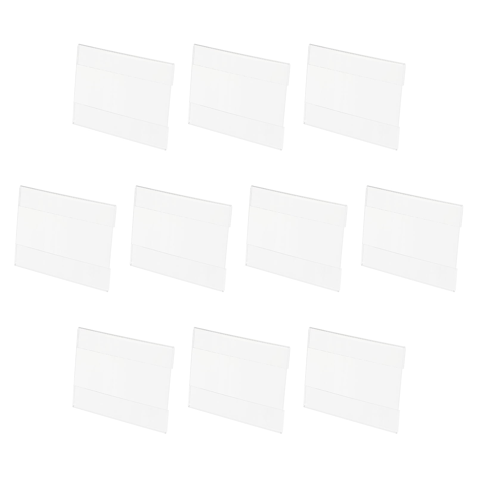 Wall Mount Acrylic Sign Holder 3.9 x 2.8 Inch Clear Plastic Wall Sign ...