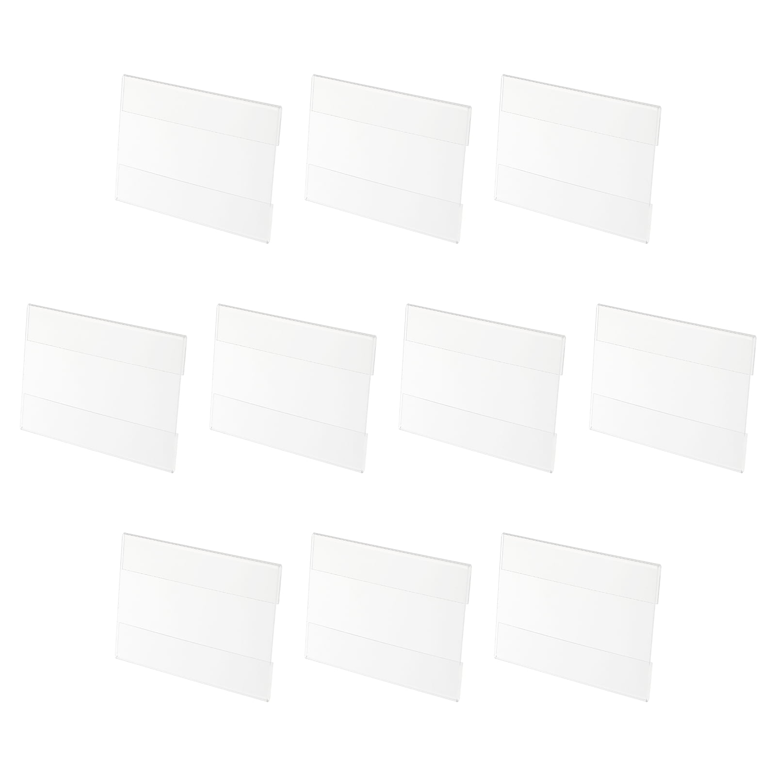 Wall Mount Acrylic Sign Holder 4.7 x 3.1 Inch Clear Plastic Wall Sign ...