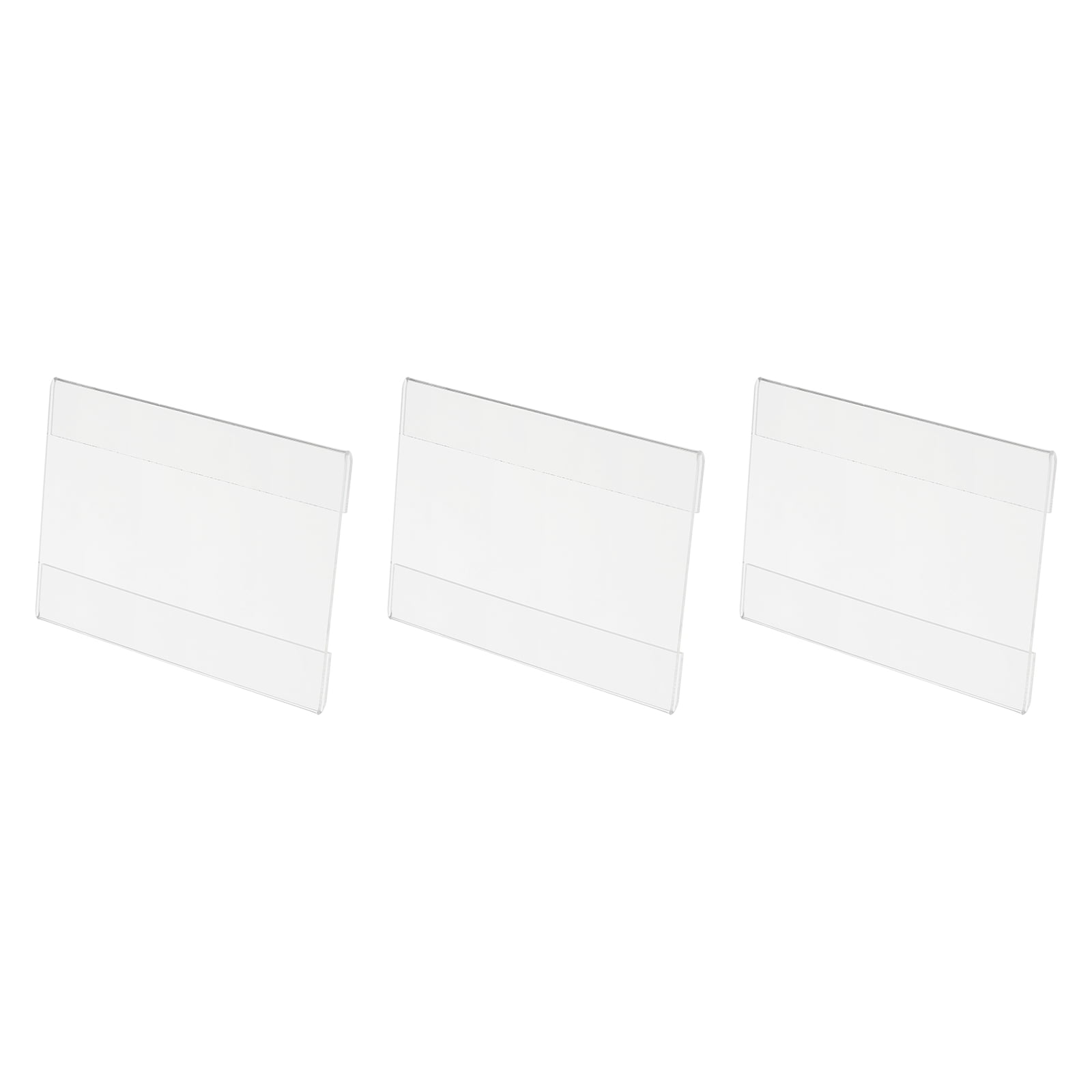 Wall Mount Acrylic Sign Holder 5.1 x 3.5 Inch Clear Plastic Wall Sign ...
