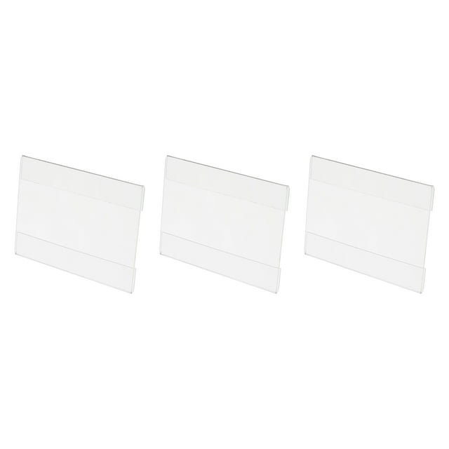 Wall Mount Acrylic Sign Holder 5.1 x 3.5 Inch Clear Plastic Wall Sign ...