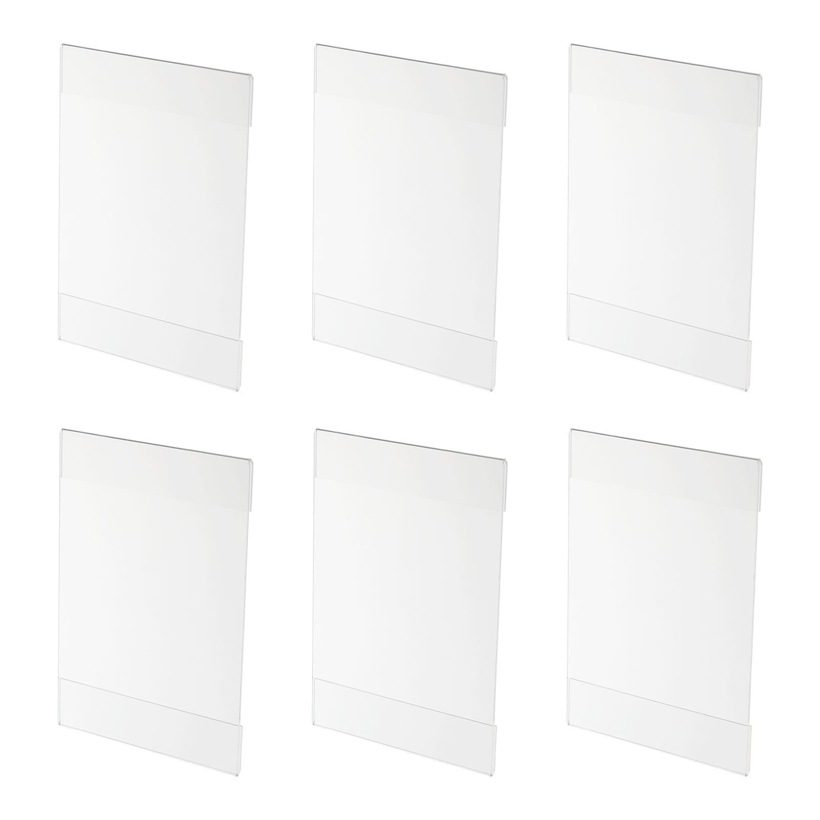 Wall Mount Acrylic Sign Holder 7.1 x 5.1 Inch Clear Plastic Wall Sign ...