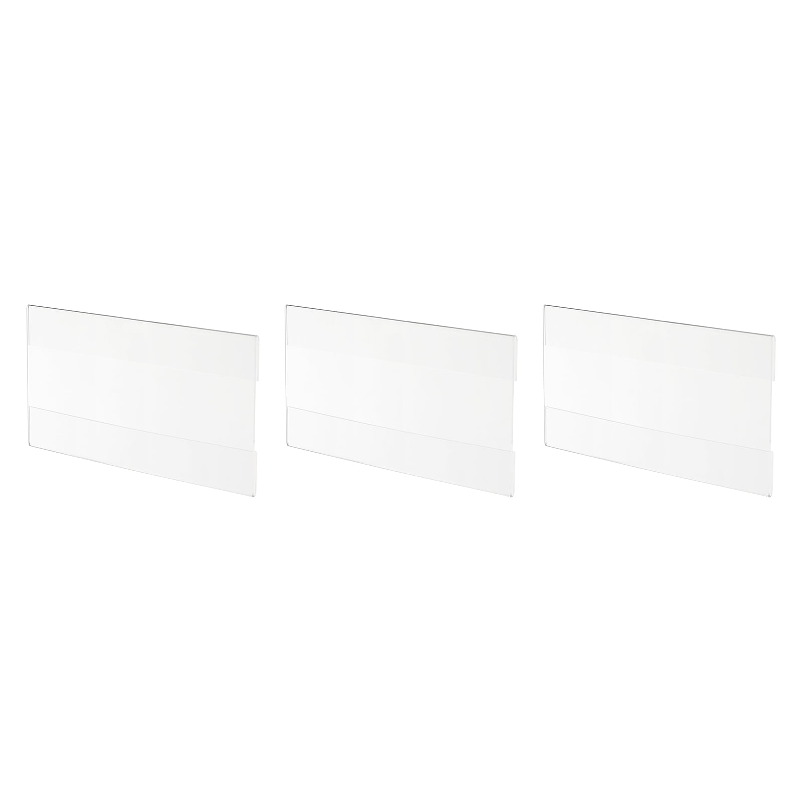 Wall Mount Acrylic Sign Holder 7.9 x 3.9 Inch Clear Plastic Wall Sign ...