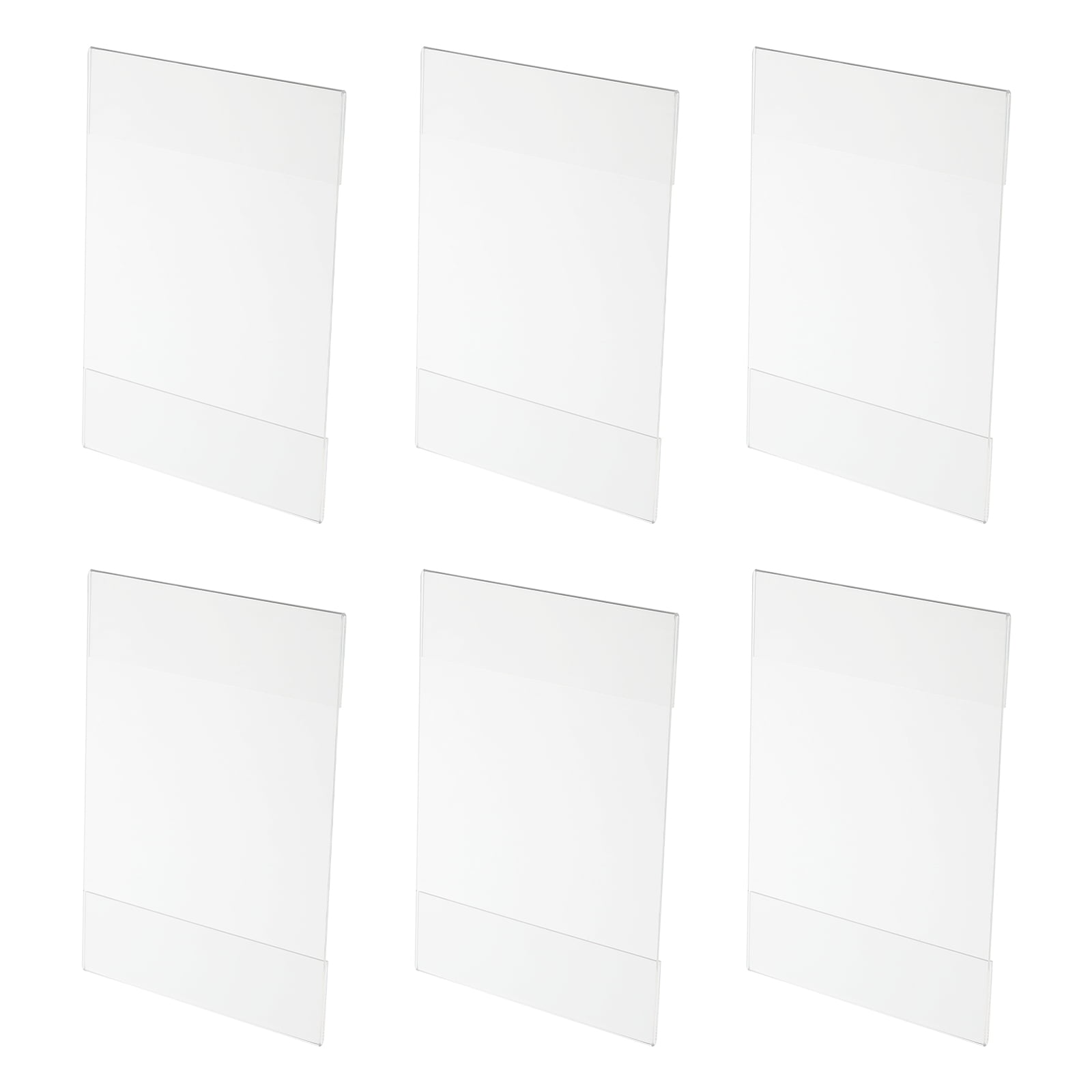Wall Mount Acrylic Sign Holder 8.3 x 5.9 Inch Clear Plastic Wall Sign ...