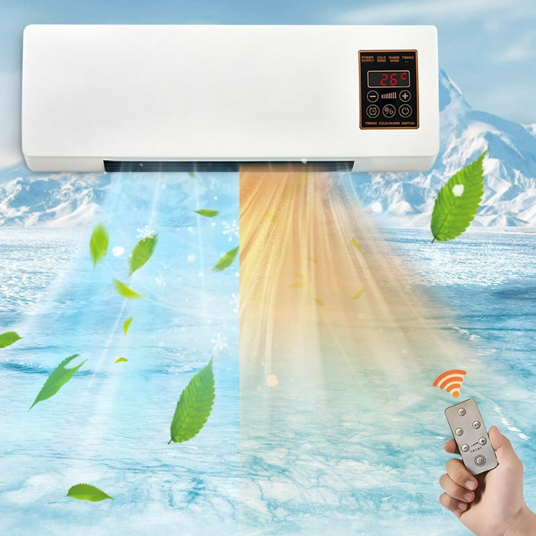 FYHALE Wall Mount Air Conditioner 8000 btu Portable Conditioning Heating and Cooling Combo High Power Remote Control for Indoor Home Kitchen