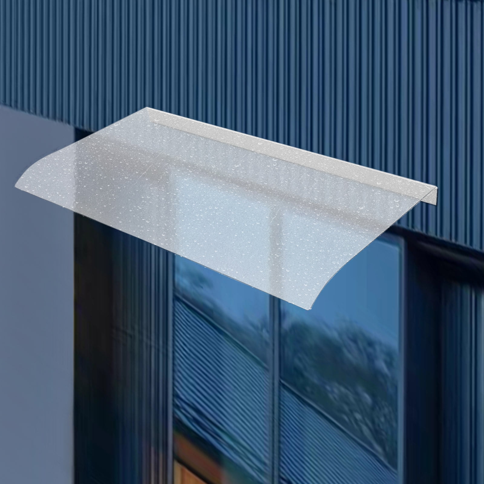 Wall Mount Awning Canopy Clear Rain Shelter Window Awning Door Canopy ...