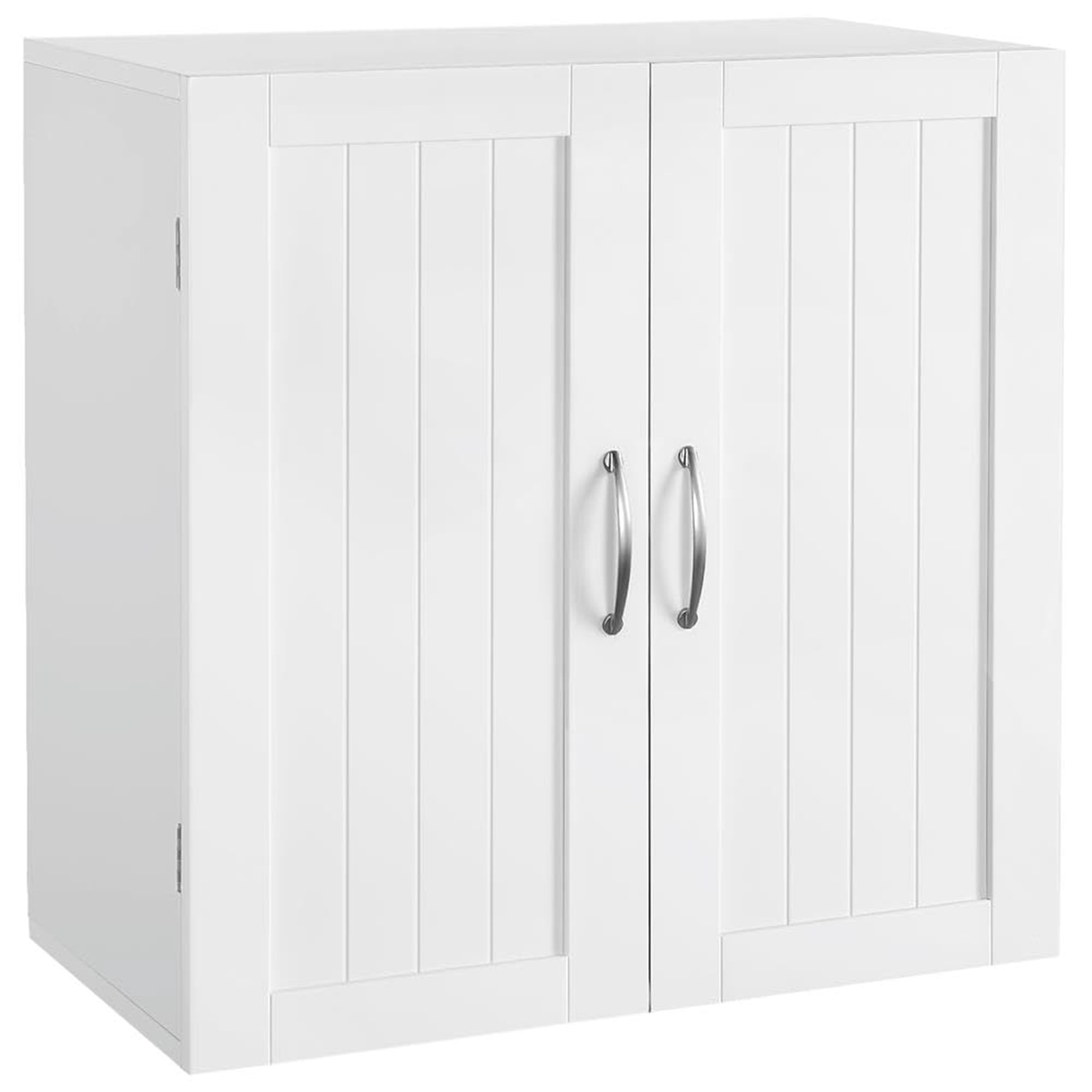 Wall Mount Bathroom Cabinet with Adjustable Shelf, 2 Door Storage ...