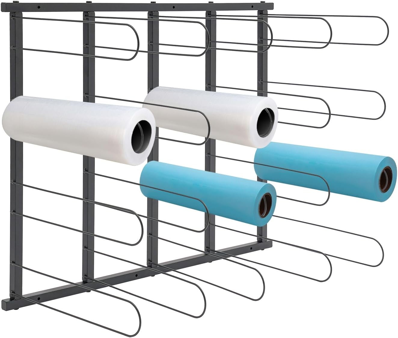 Wall Mount Blueprint Storage Rack Hanging Poster Display Rack Blueprint ...