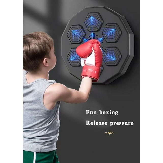 Wall Mount Boxing Training Target Bluetooth Music Indoor React Exercise ...