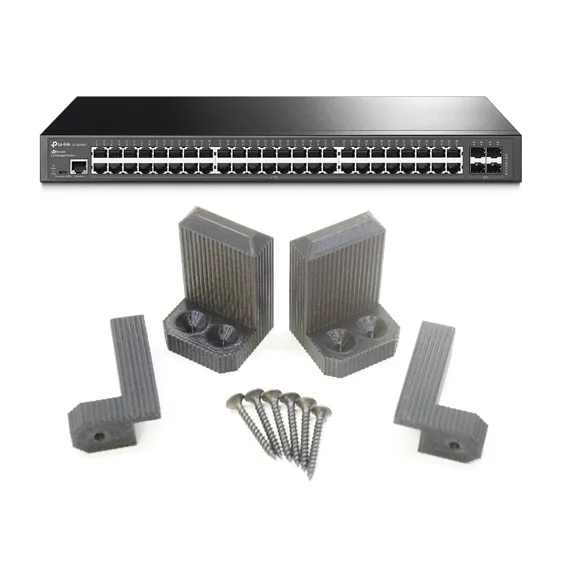 Wall Mount Bracket Holder For Tp-Link Tl-Sg3452P 48 Port Network Switch ...