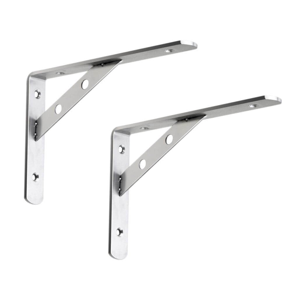 Wall Mount Bracket Metal Board Support Corner Shelves Solid - Walmart.com