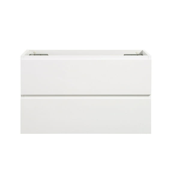Wall Mount Cabinet - White, 20% More Storage, Silent Soft - closing ...