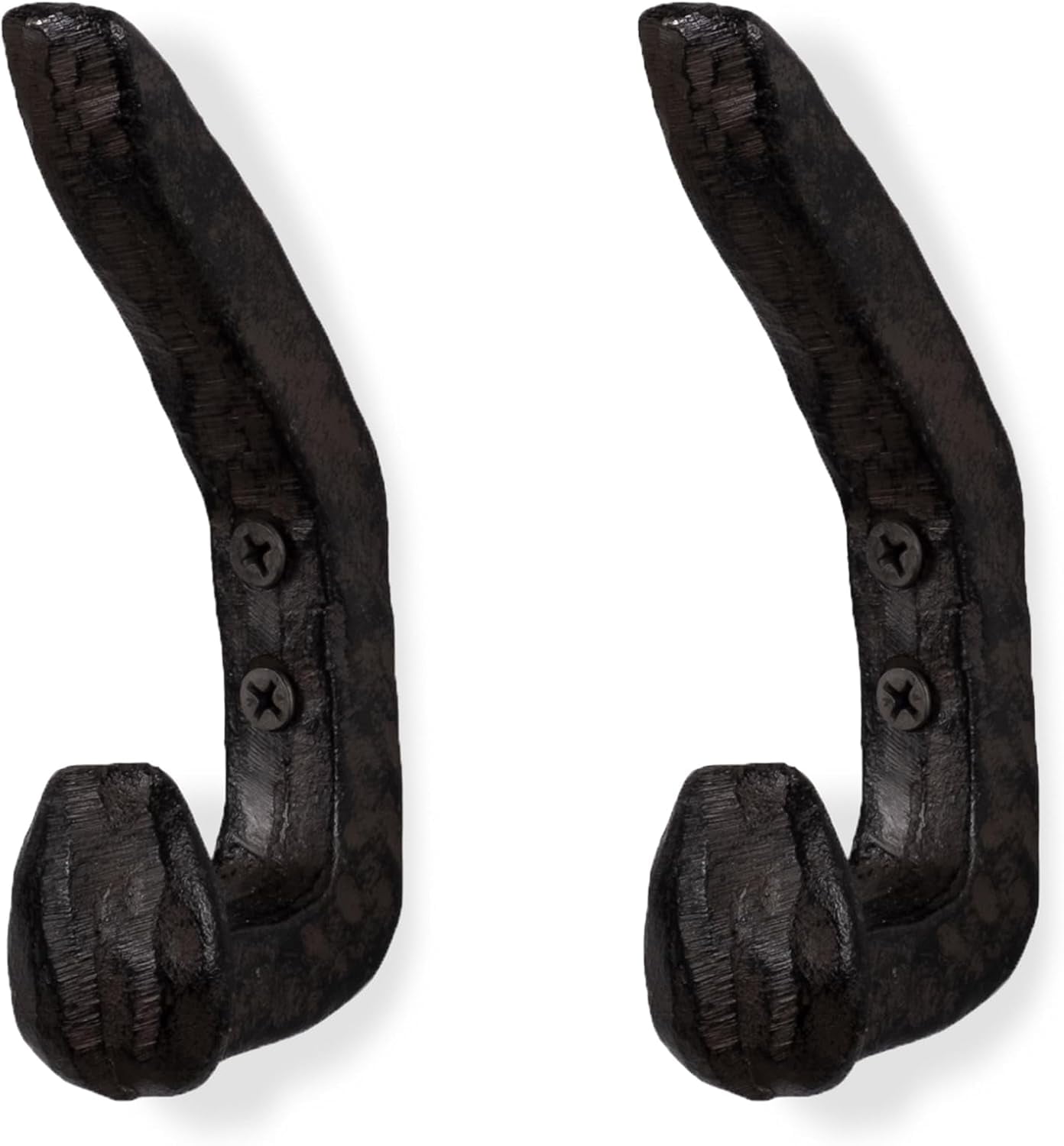 Wall Mount Cast Iron Hooks Coat Towel Bag Hat Hanger Railroad Spike ...