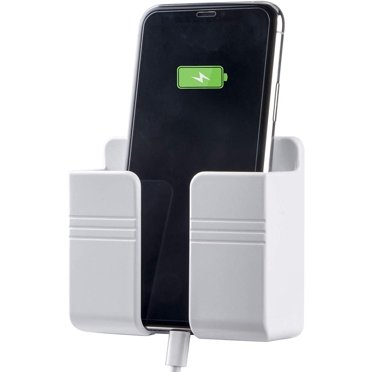 3PCS Wall Mount Phone Holder Phone Stand Remote Control Organizer Self ...