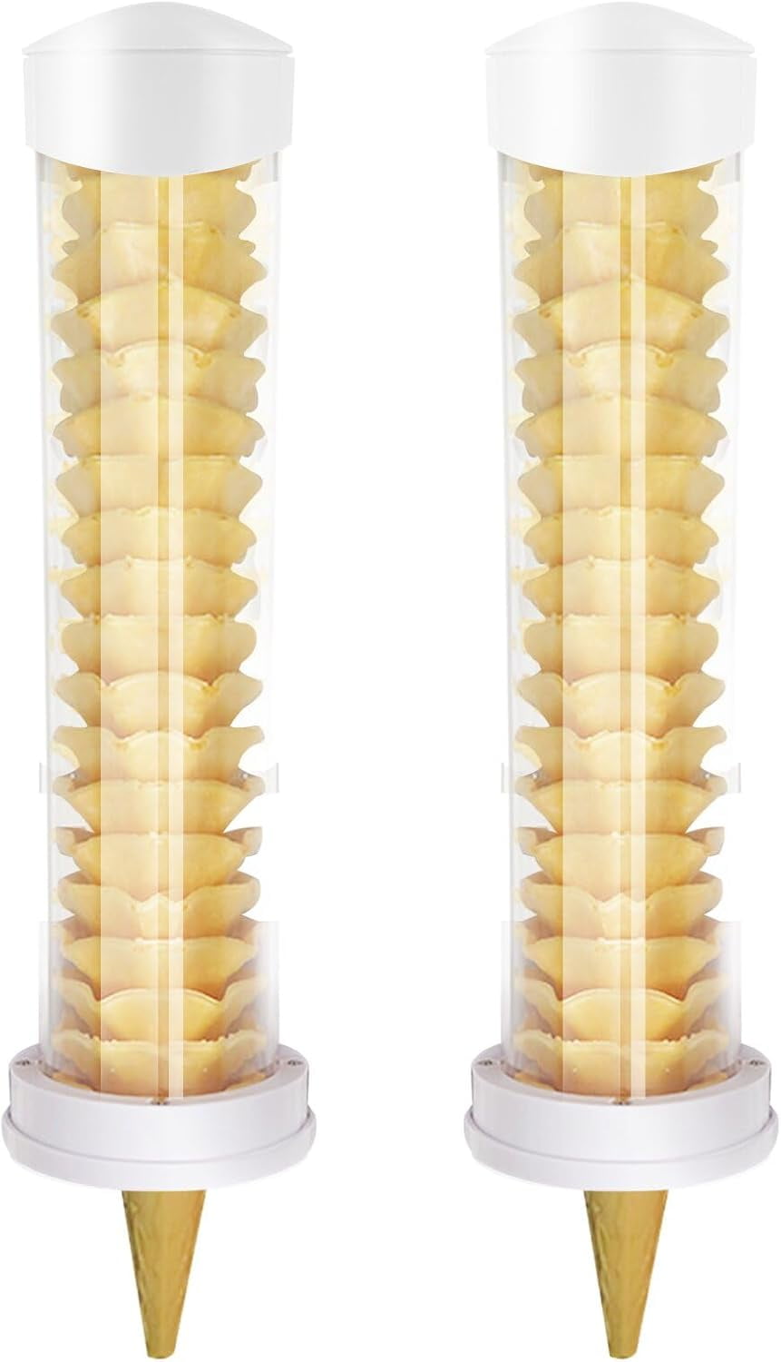 Wall Mount Cone Holder with 2 Gaskets, 16''L X 3'' Dia Cone Sleeves Ice ...