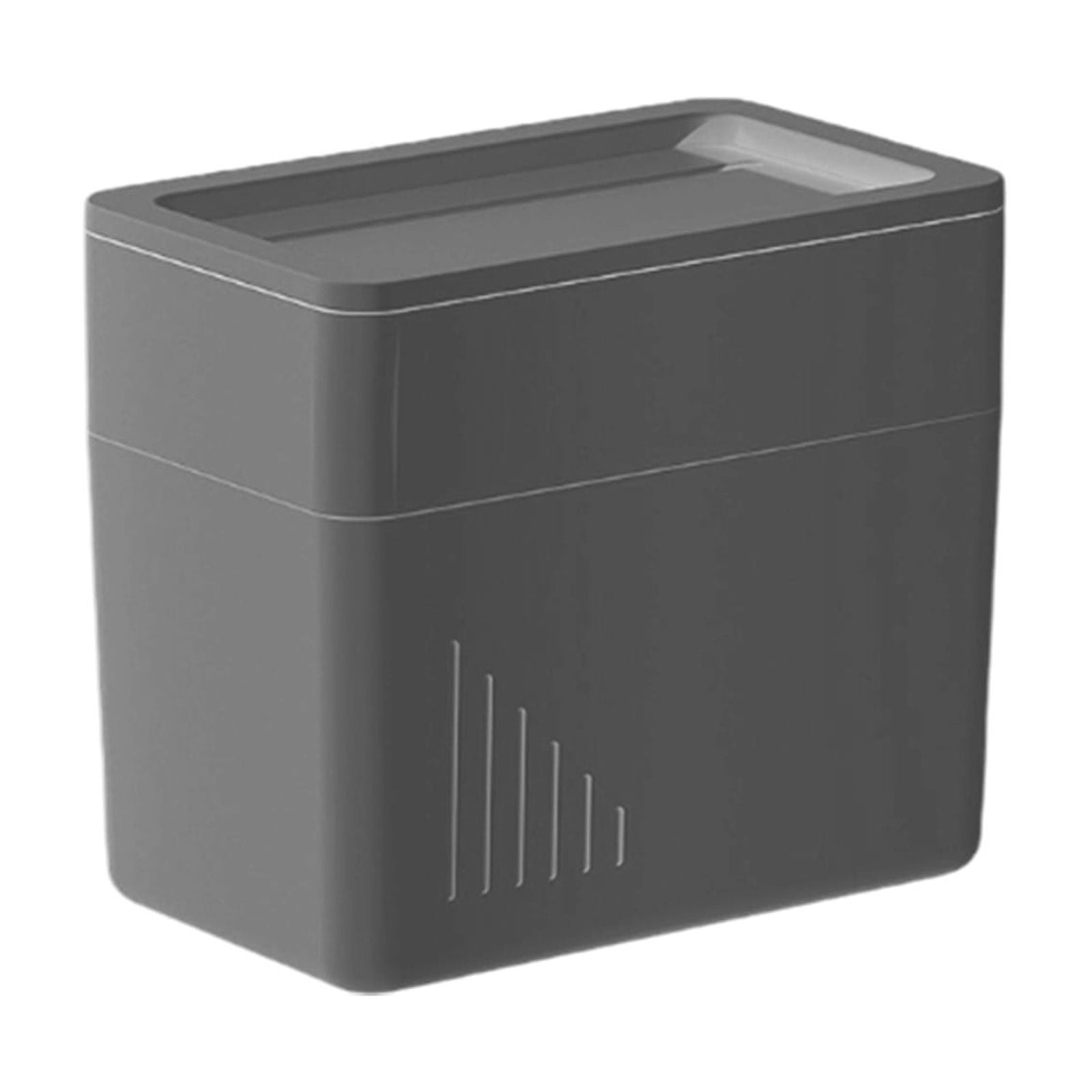 Wall Mount Double Layer Tissue Cover Box With Lid Vertical Organizer ...