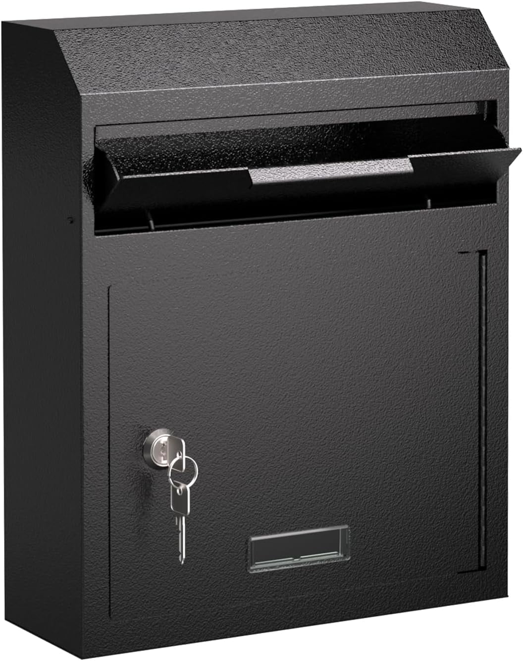 Wall Mount Drop Box with Lock, Heavy Duty Extra Large Locking Mailbox ...