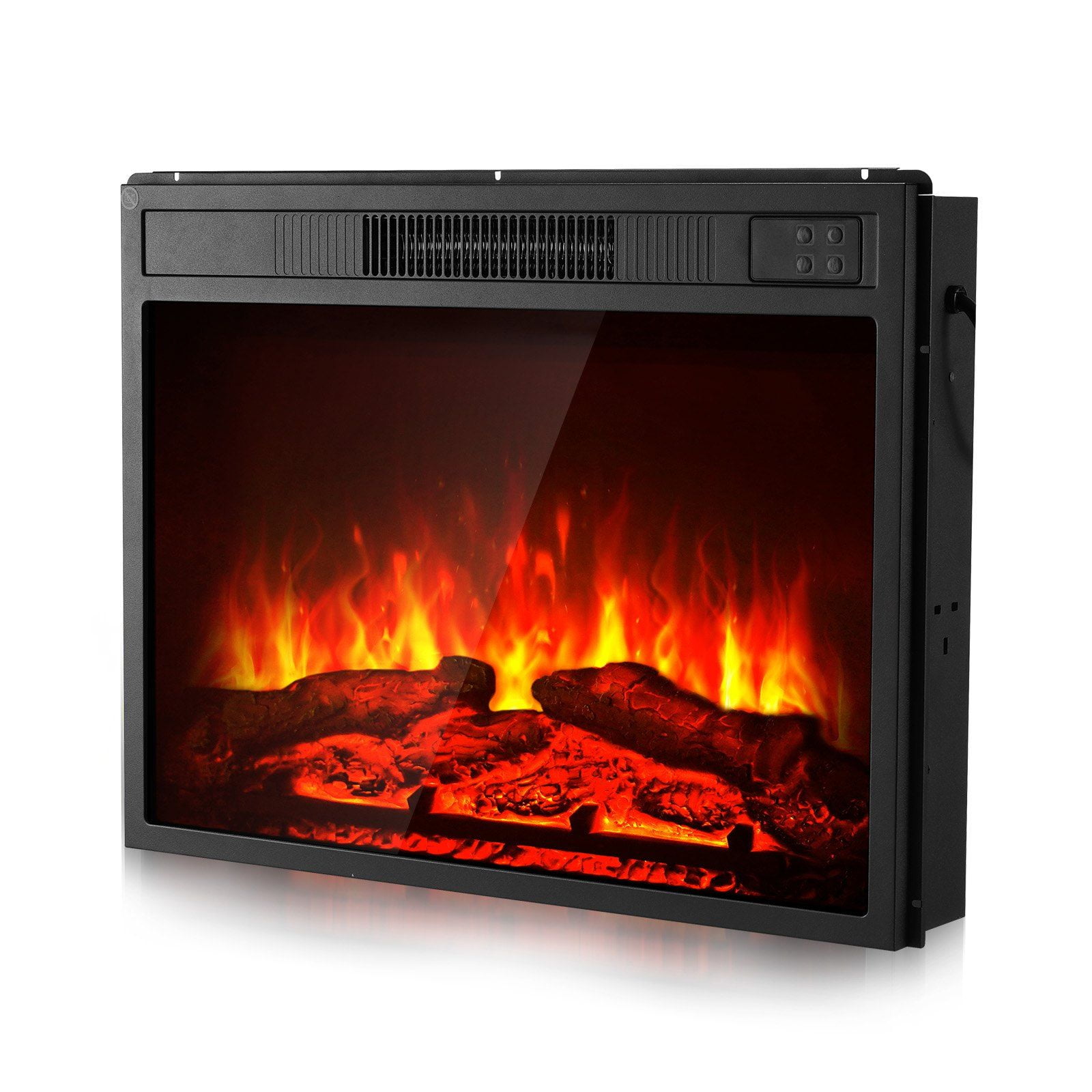 Wall Mount Electric Fireplace Insert, 23 Inch Recessed Heater with ...