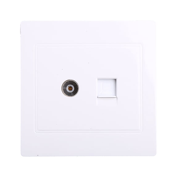Wall Mount Faceplate Panel Socket Upgrades RJ45 Internet Adapter ...