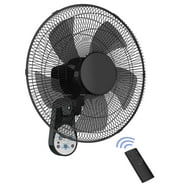 Hurricane Supreme 12 Inch Indoor Oscillating Wall Mount Fan, White ...