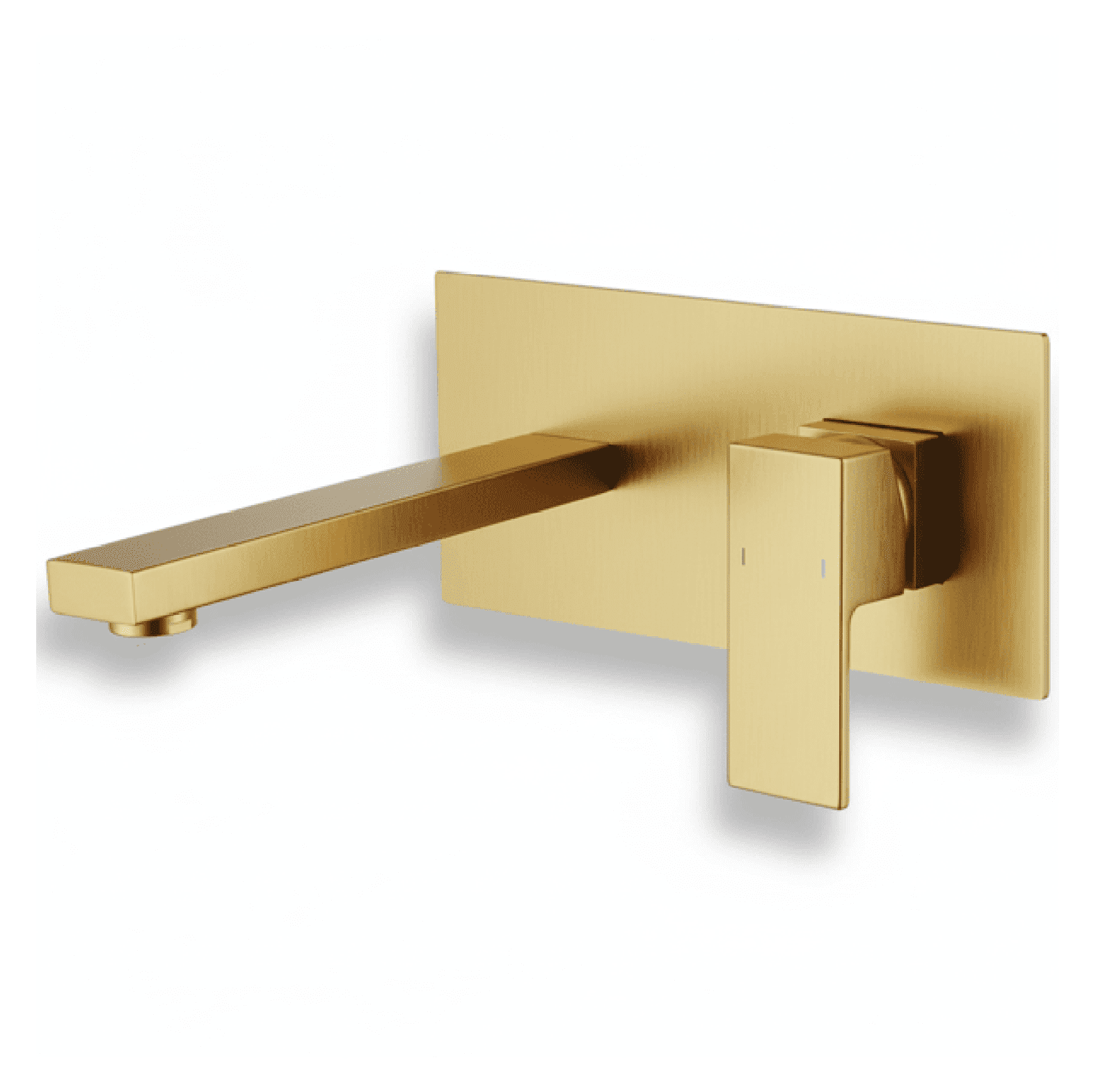 Wall Mount Faucet for Bathroom Sink or Bathtub, Single Handle 2 Holes ...