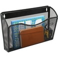 Wall Mount File Holder Mesh Single Pocket Hanging File Organizer ...