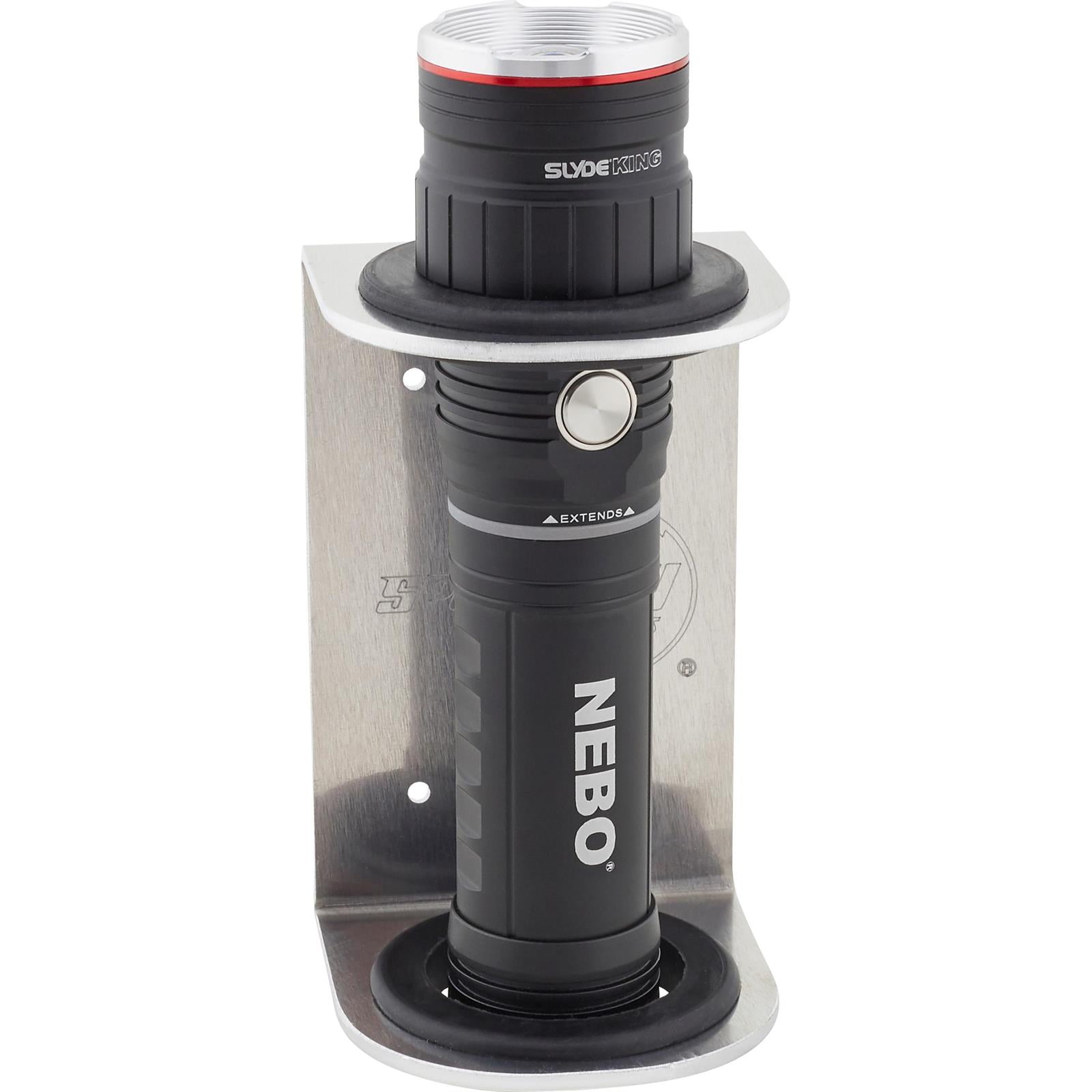 Aluminum Wall Mount Flashlight Holder, 1-3/4 Inch Hole, Laser Cut, Fits ...