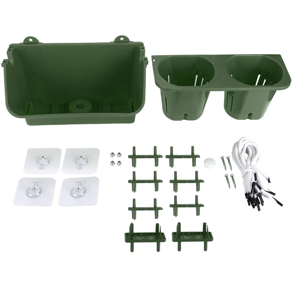 Wall Mount Flower Pot Balcony Greening Hanging Plant Container Planting ...