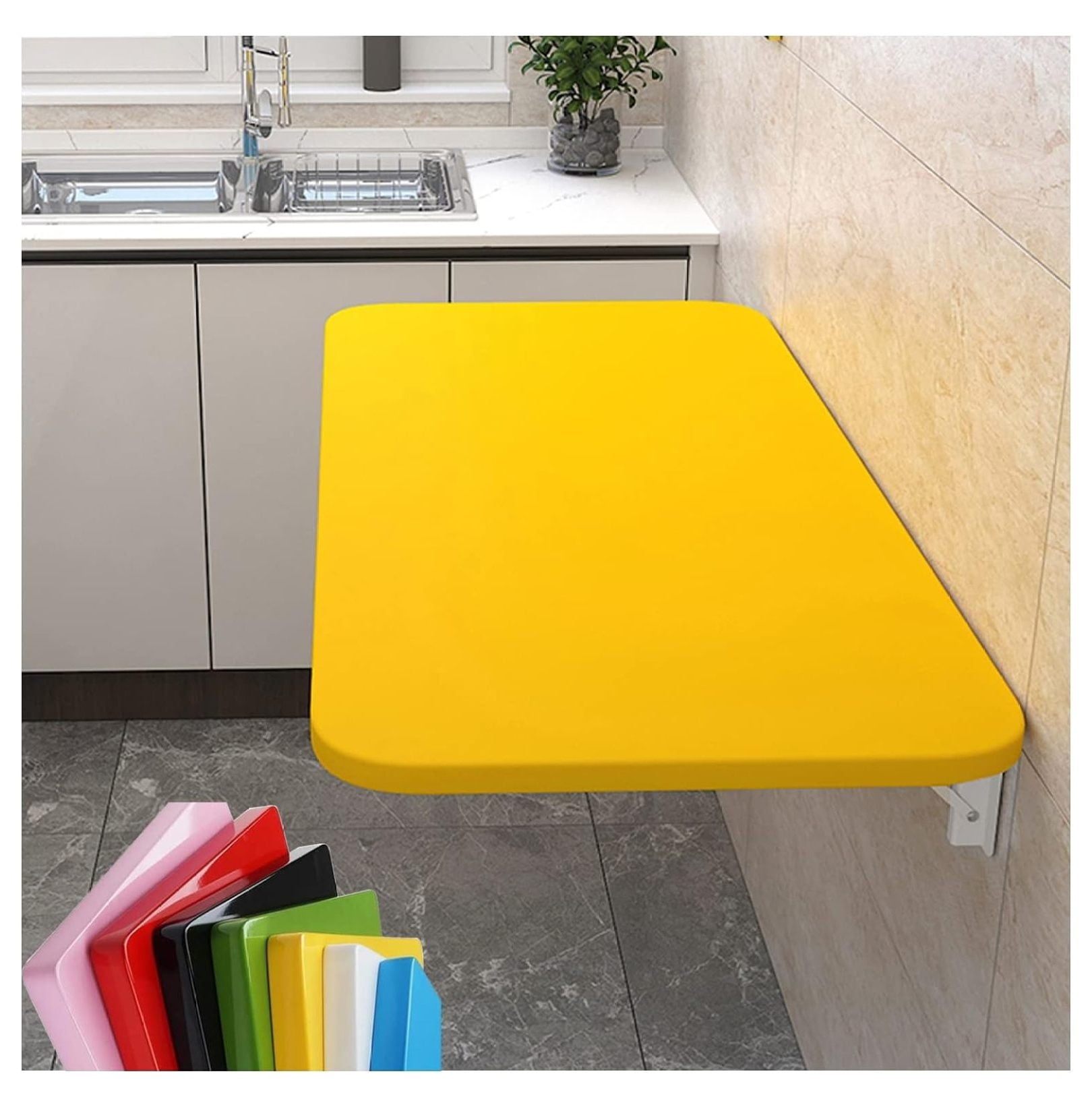 Wall Mount Folding Table Laundry Folding Station Folding Wall-Mounted ...