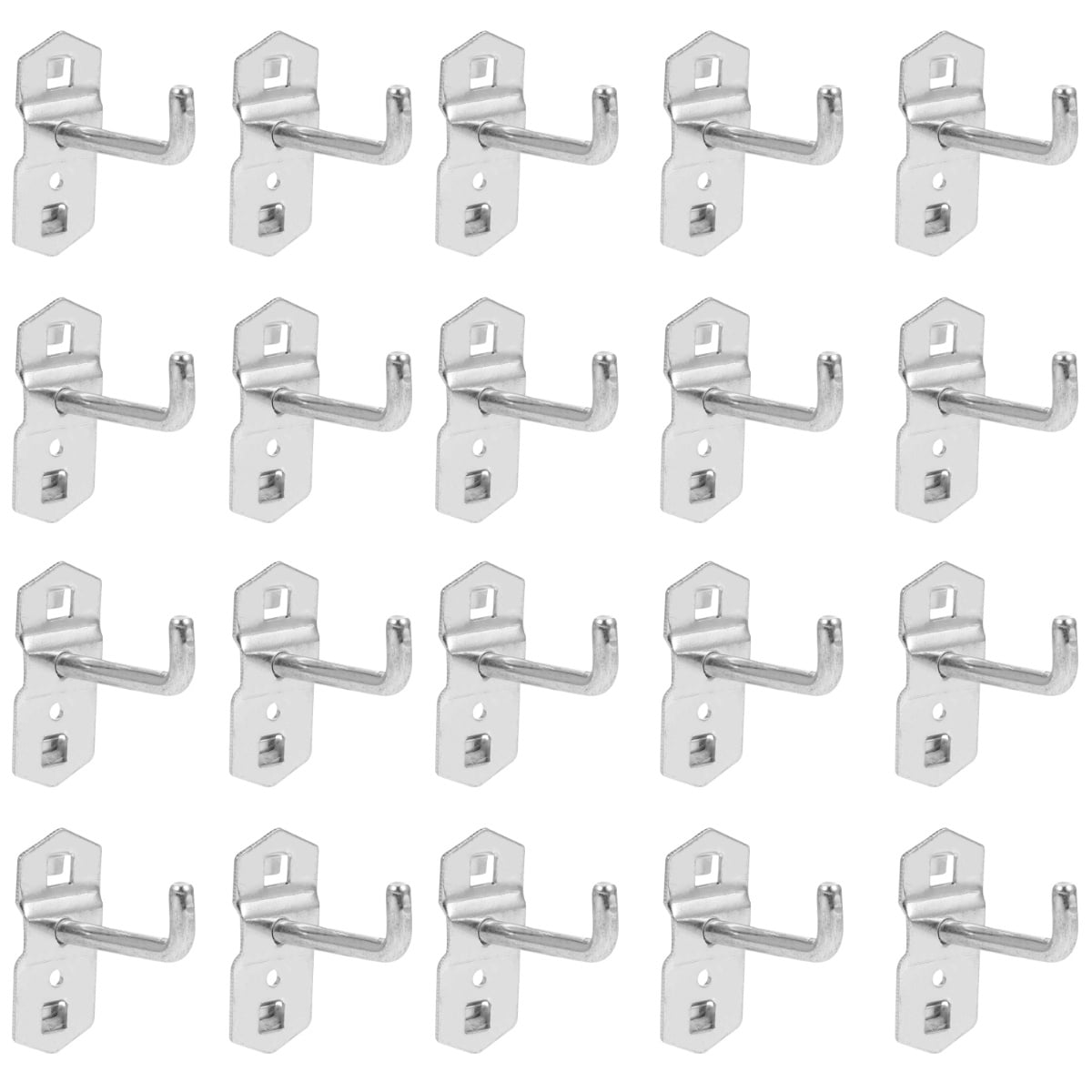 Wall Mount Garage Tool Hanger Galvanized Iron Metal Pegboard Hangers ...