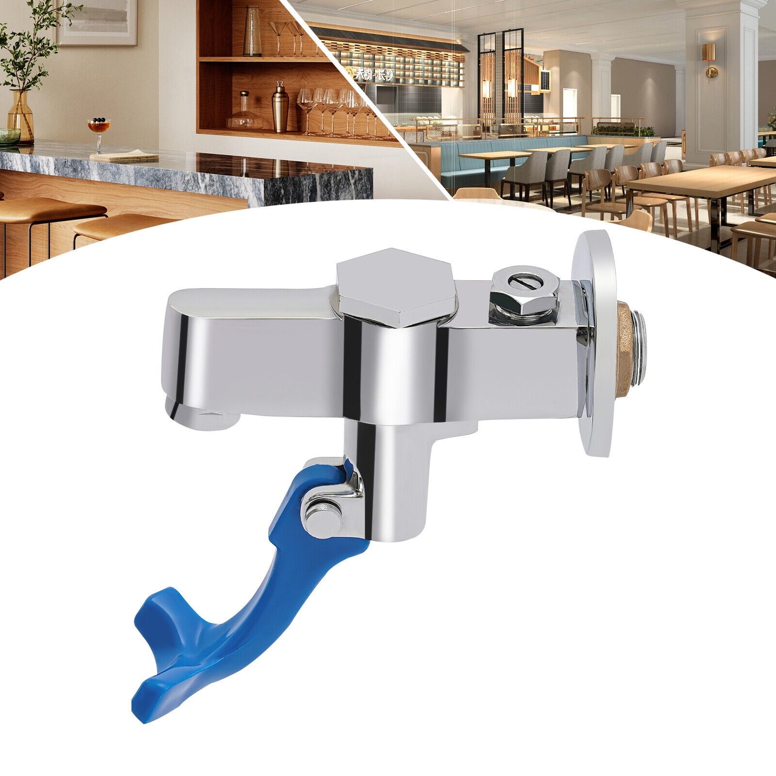 Wall Mount Glass Filler Faucet Commercial Water Filler Faucet for Bar ...