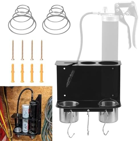 Wall Mount Grease Gun Storage Rack | Grease Gun Holder | Grease Gun ...